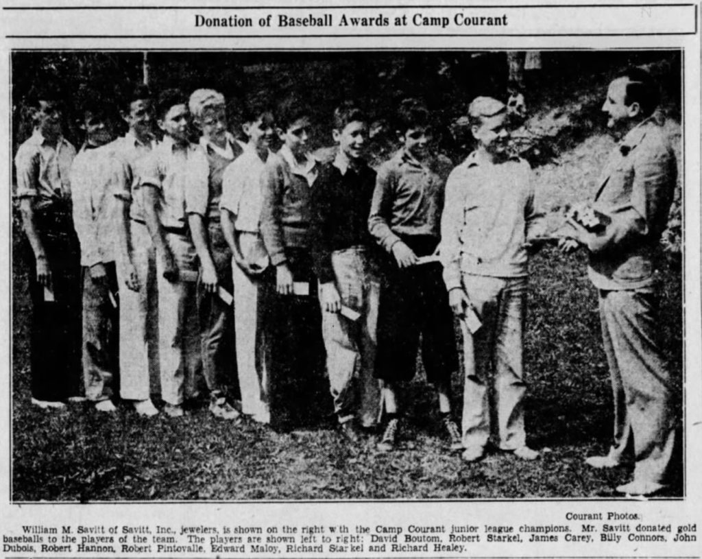 Bill Savitt, King of Diamonds – Greater Hartford Twilight Baseball League