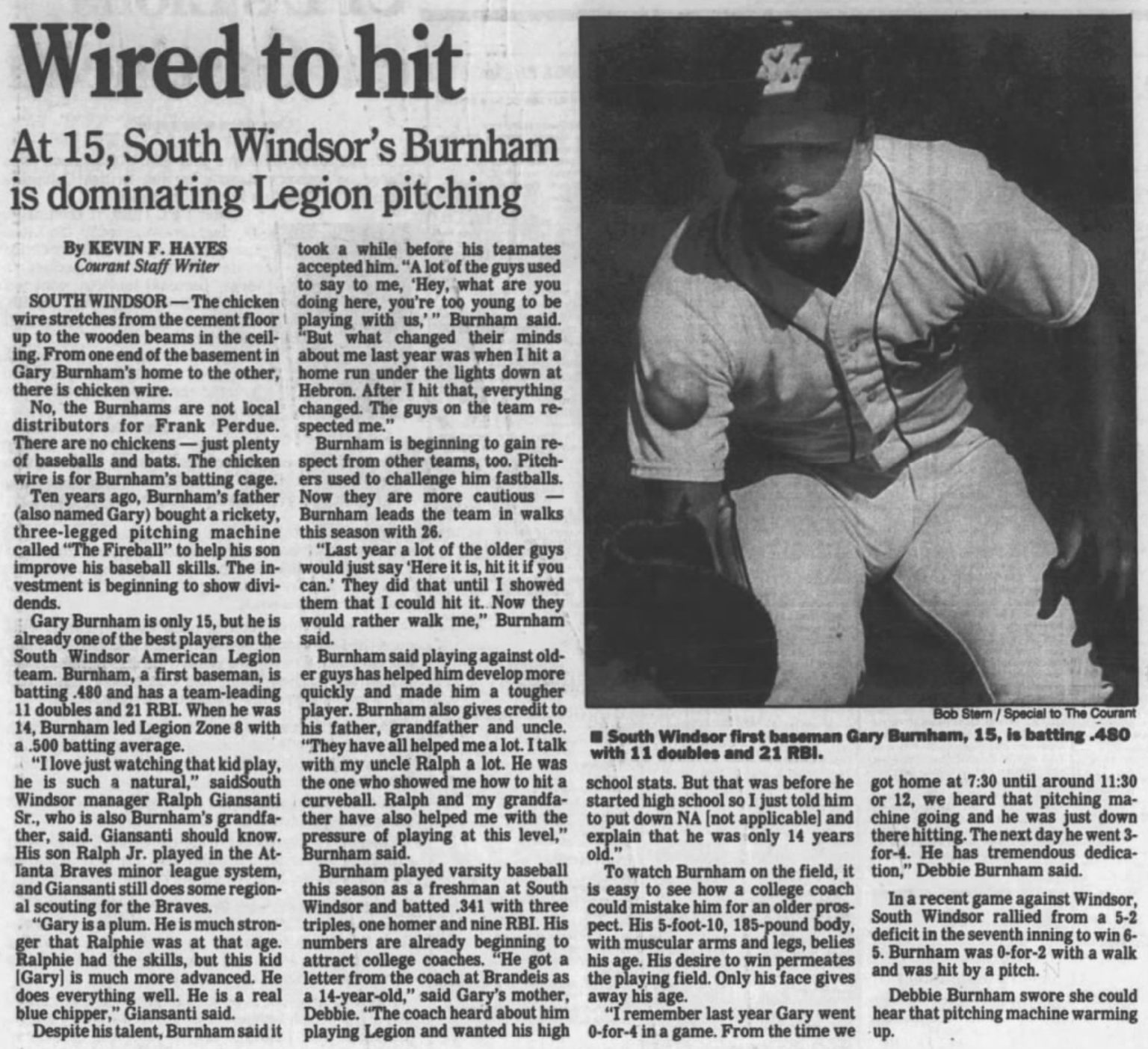 Baseball Bloodlines: The Burnham Brothers - Greater Hartford Twilight ...